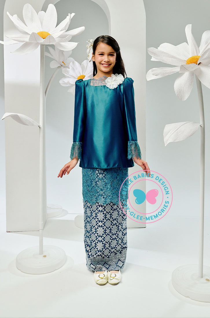 2026 : BBD Long Kurung Songket (Teal Blue)baju raya teal blue – BBD ...